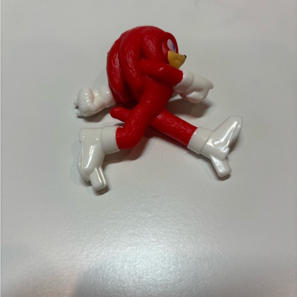 Toys | Sonic Hedgehog Knucles Red And White Cartoon Character Figurine ...